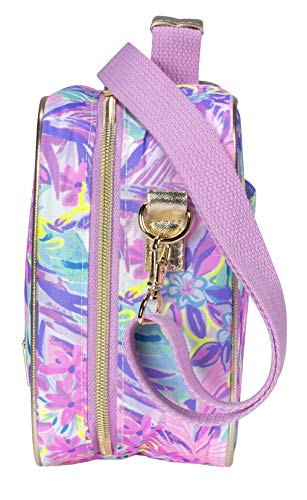 Lilly Pulitzer Insulated Lunch Box for Women, Cute Lunch Cooler Bag with Adjustable/Removable Shoulder Strap, It Was All A Dream