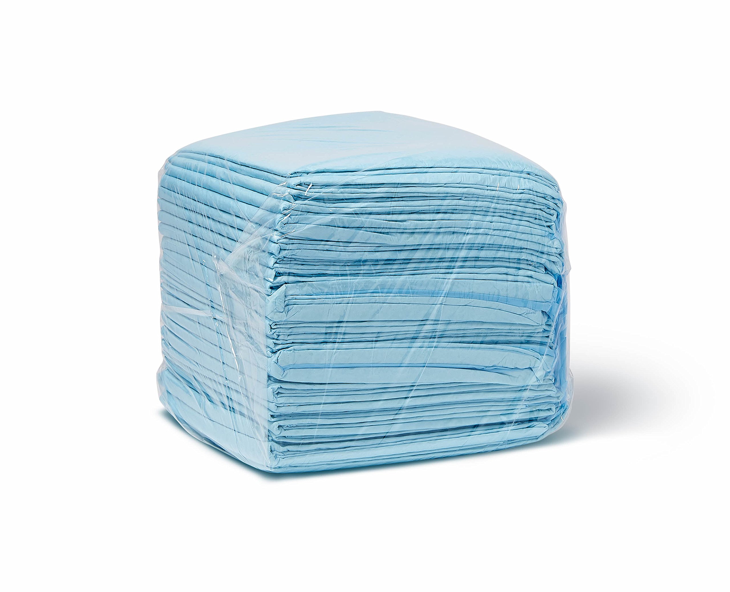 Medline Moderate Absorbency Disposable Quilted Fluff Underpads, 23 x 36 inches, 150 count (25 underpads per bag), Blue