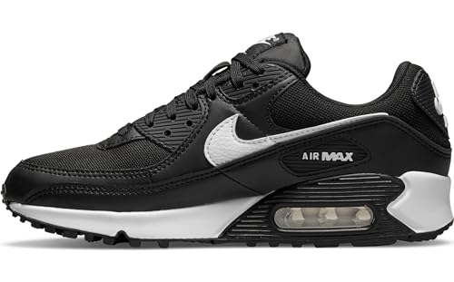 Nike WMNS Air Max 90 Black/White/Black DH8010-002 Women's Shoes (us_Footwear_Size_System, Adult, Women, Numeric, Medium, Numeric_5_Point_5)