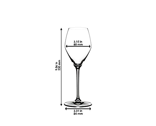 Riedel SST (SEE, SMELL, TASTE) Rosé Champagne/Rosé Wine Glass, Set of 2, Clear -