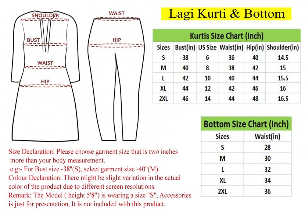 Lagi Women Straight Embroiderd Poly Silk Kurti Dupatta with Pant Set, Magenta (XL)