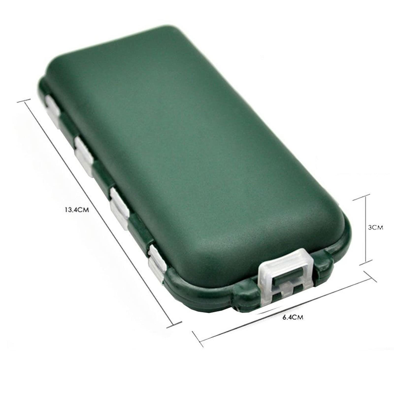 RORUN Portable Tool Box Portable Fishing Tool Box 8 Compartment Small Box Storage Bag Fish Hook Storage Small Box Fishing Accessories