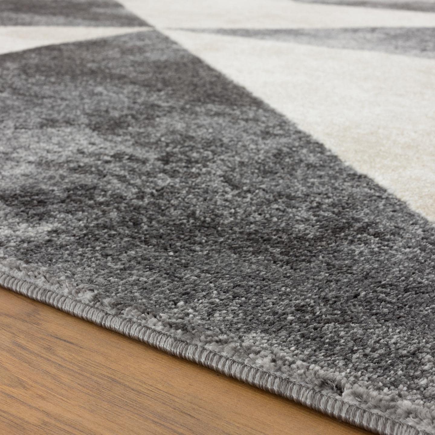 LUXE WEAVERS Tower Hill Abstract Gray 8x10 Area Rug
