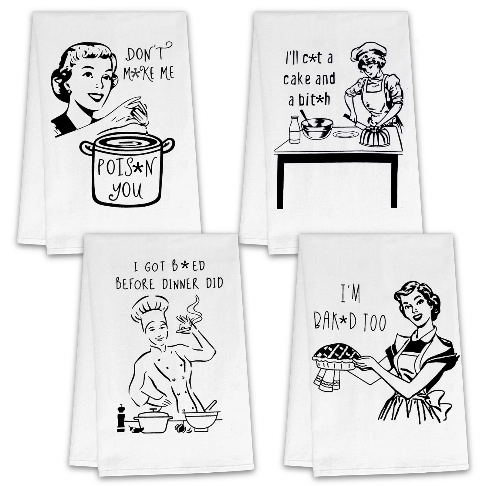 Roxiuc Kitchen Towels Set Gift for Nana, Mom, Grandma,Wife,Mother in Law, New Mom, Housewarming Gift for Women Hostess