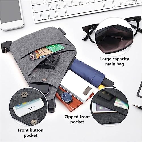 North Carry Slim Sling Bag, Northcarry, North Carry Bag, North Carry Slim Sling Bag for Women Men (Black Left shoulder)