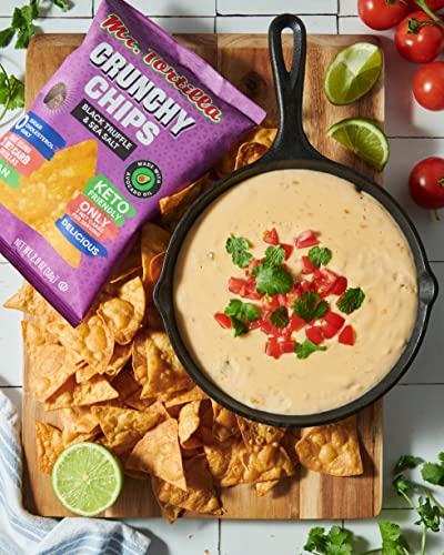 Mr. Tortilla Chips – Low Carb, Dairy Free, Keto, Vegan, Healthy Snack Crisps, 10g of Protein per Bag – High Fiber, Small Batch – 3 Net Carbs Per Serving - Multigrain & Sea Salt 2oz Bags, 4-Pack