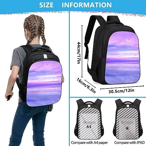 Nuvuiolf Anime Backpack Sets 3Pcs Daypack with Lunch Bag Pencil case Lightweight Durable Backpacks, 04