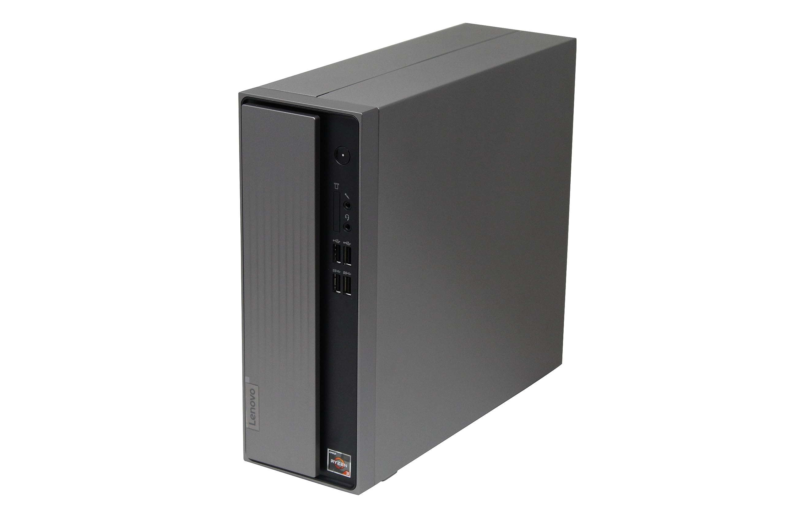 Lenovo IdeaCentre 3 Desktop Computer, AMD Ryzen 3 3250U, 16GB RAM, 1TB NVMe SSD, USB 3.1, 2-Monitor Support, HDMI, VGA, Wi-Fi, Bluetooth, Windows 11 Pro, Gray