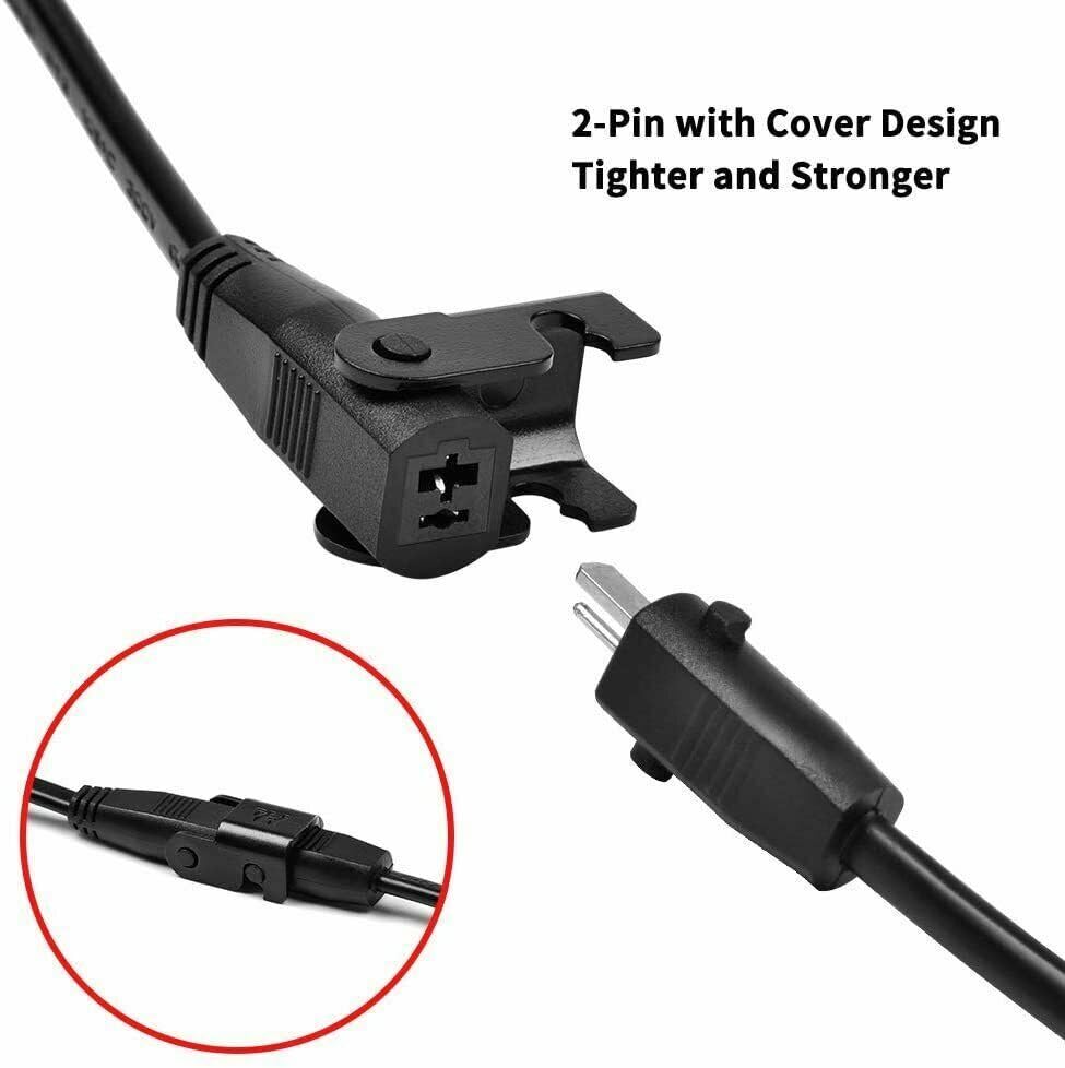 Nuxkst 1.6ft Extension 2-Pin Sofa Recliner DC Output Cable Power Cord for Okin SP2-B2 PD18 79065 Golden Technologies Lift Chair