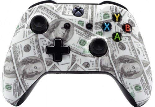 MODDEDZONE Custom MODDED Wireless Controller for Xbox One S/X and PC - With Unique Smart Mods - Best For First Person Shooter Games - Handcrafted by Experts in USA with Unique Design - Benjamins