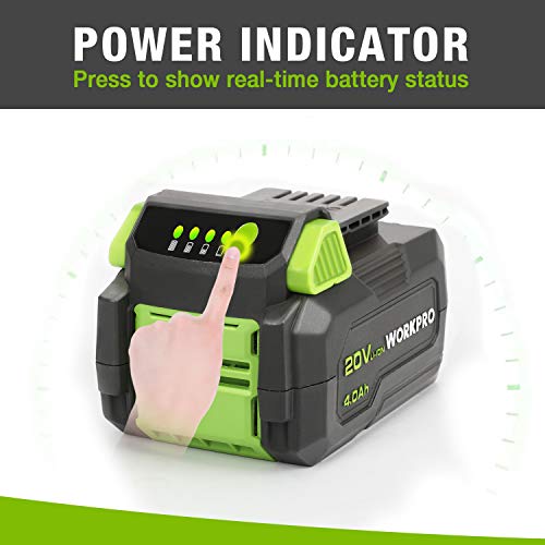 WORKPRO 20V 4.0Ah Lithium-ion Battery Pack