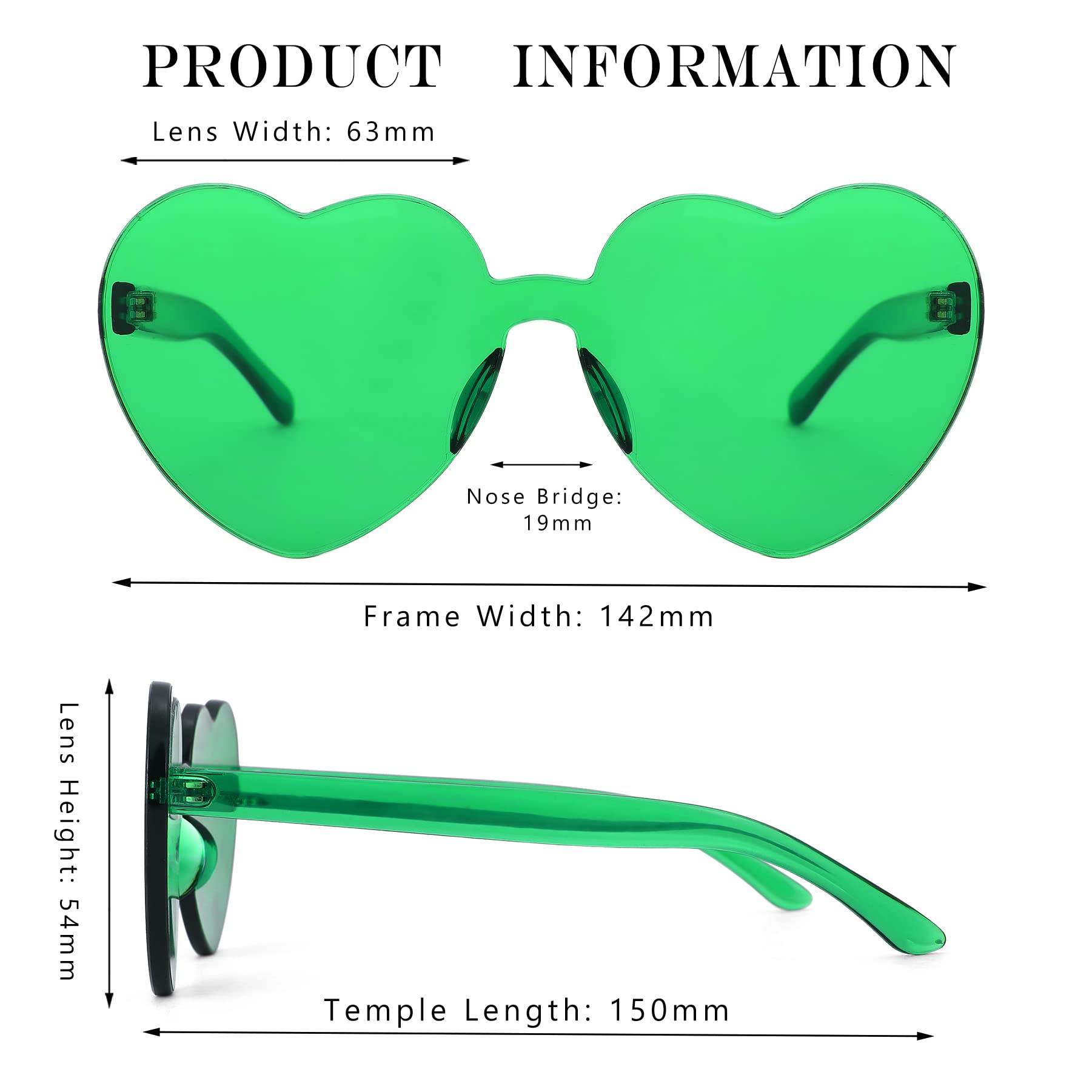 St. Patrick’s Day Sunglasses Irish Shamrock Green Four Leaves Leprechaun Costume Glasses