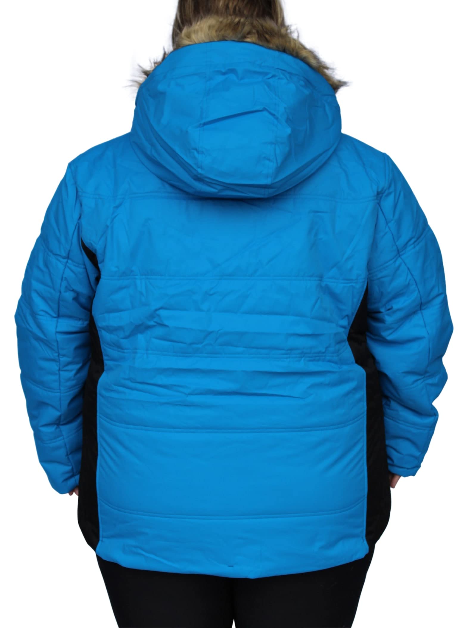 Snow Country Outerwear Womens Plus Size 1X-6X The Aspen Ski Coat Jacket (2X, Blue)