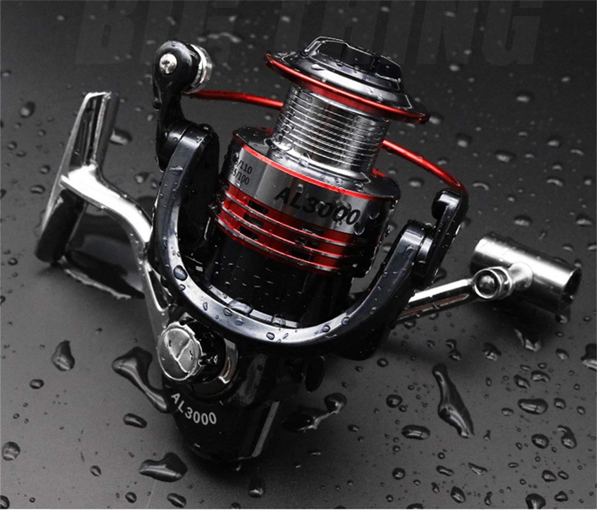 LLJPYX7L Sea Fishing Reel for Beginners, 13 + 1BB Rust-Proof Bearings 4.7:1 Gear Ratio, Suitable for Salt Water and Fresh Water, Left/Right Interchangeable Handle (Size : 5000)