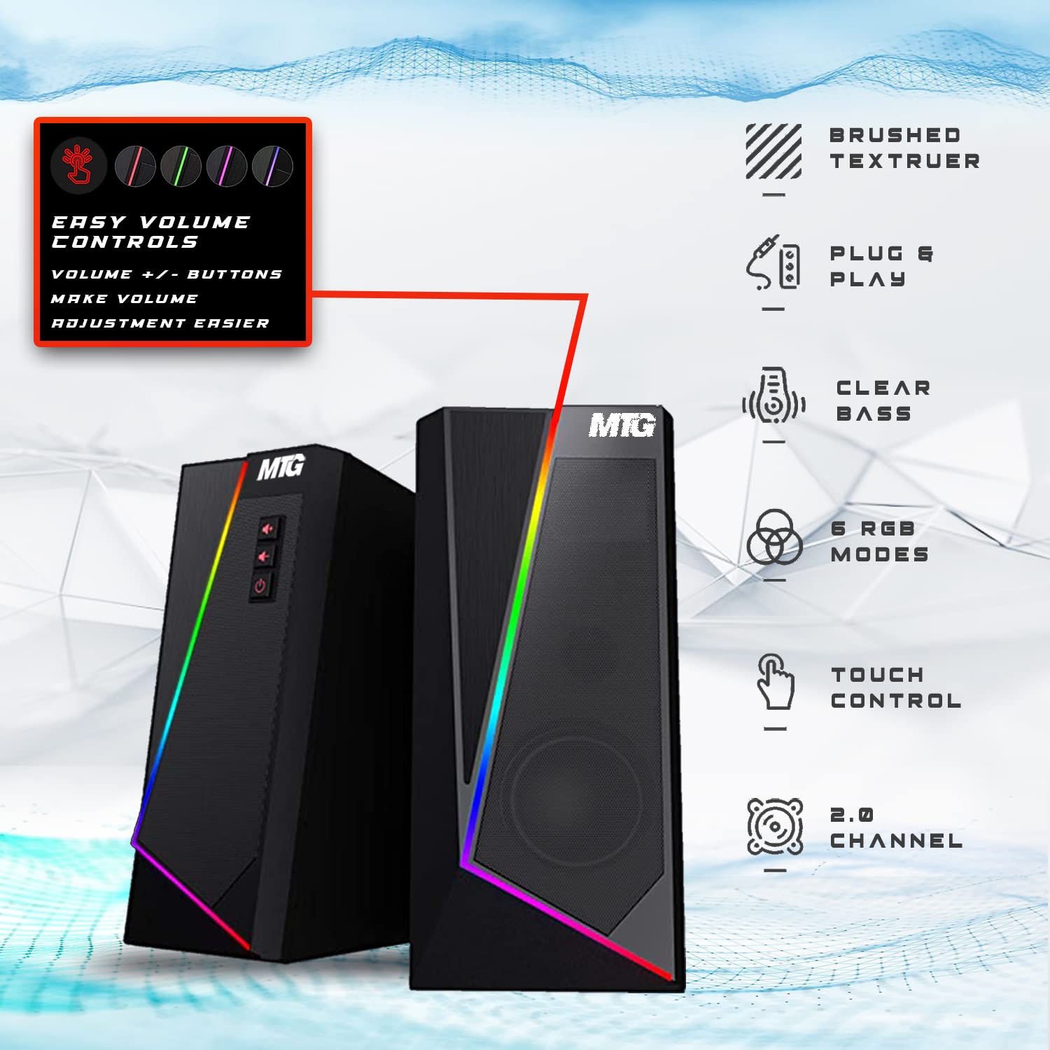 MTG Aurora 4C Gaming Tower PC- Intel Core i7 4th Gen, AMD RX 580 GDDR5 8GB 256bits Graphic, 16GB Ram, 512GB nvme, 2TB SSD, RGB Bundle, Webcam, Win 10 Home