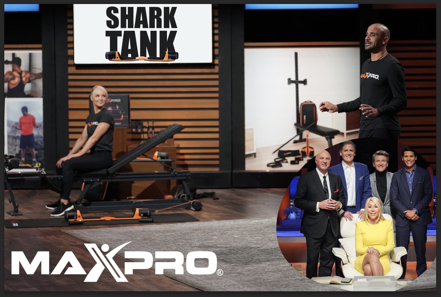 MAXPRO: Portable Smart Cable Gym | As Seen on Shark Tank | All-in-One Machine with Bluetooth and Free APP | Exercise Anywhere - Outdoors, Camping, Travel | 5-300lbs Resistance | Sport Orange