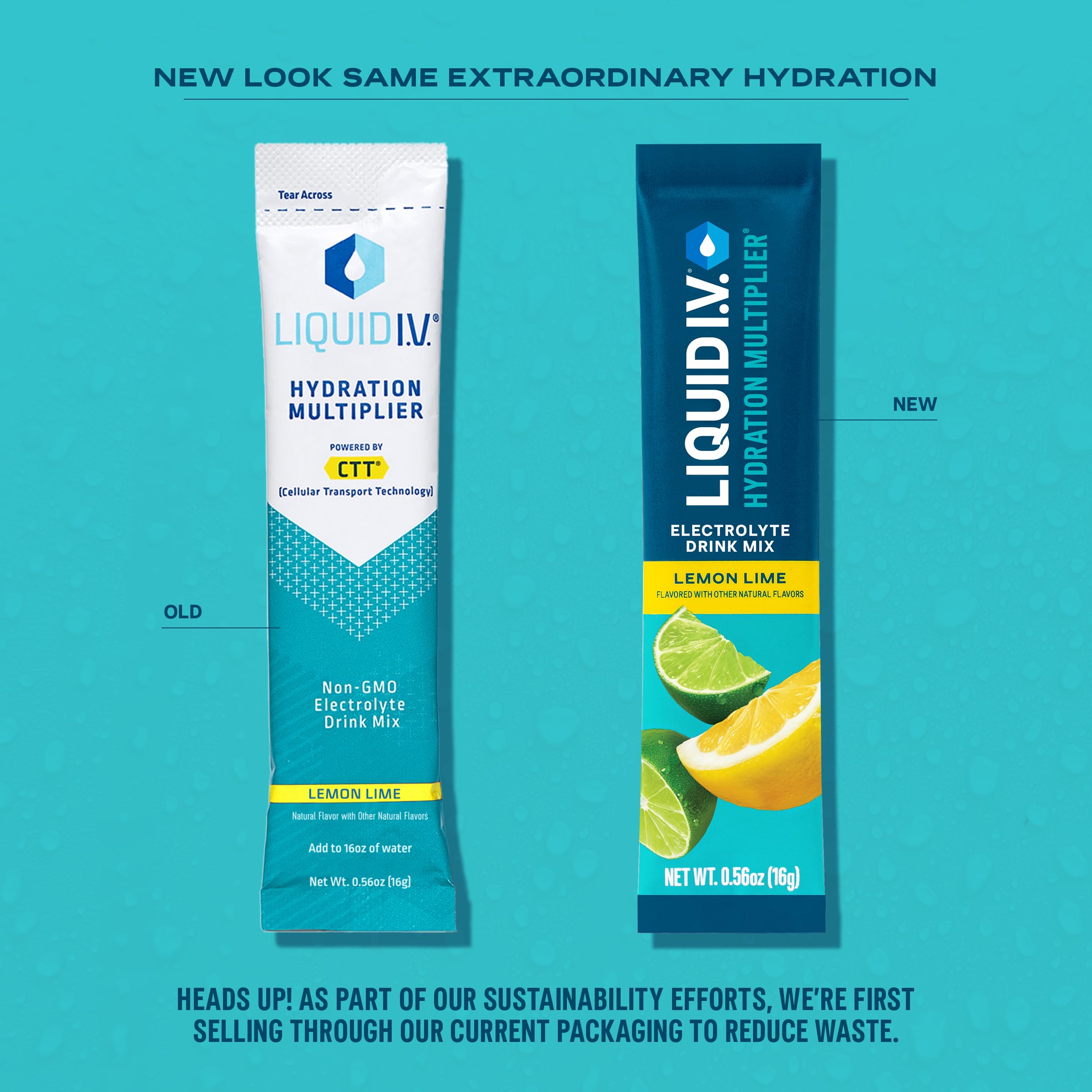 Liquid I.V.® Hydration Multiplier® - Concord Grape - Hydration Powder Packets | Electrolyte Powder Drink Mix | Convenient Single-Serving Sticks | Non-GMO | 1 Pack (16 Servings)