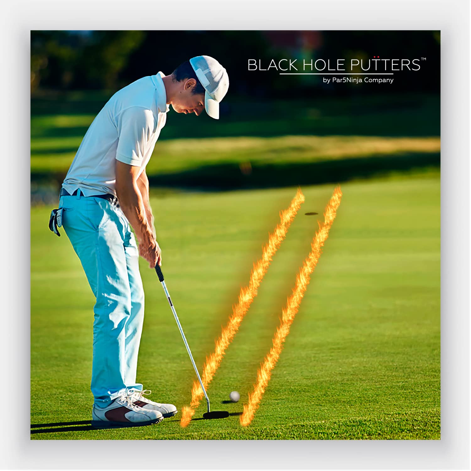 NeuraPutt- Black Hole PUTTERS- Swing Trainers with Infrared Technology. Blade Putter. Right and Left Handed Golfers (IR Blade + Standard Blade Set (Left))