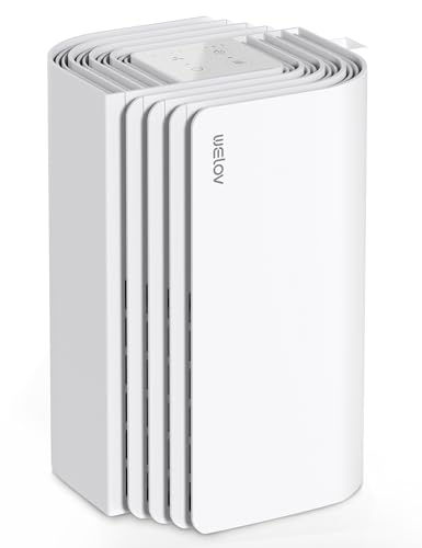 WELOV Air Purifiers for Home, Mini Portable H13 HEPA Air Purifiers with Aromatherapy for Better Sleep, 315 Sq Ft Coverage, 23dB Air Purifier for Bedroom
