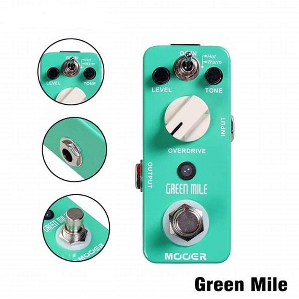 MOOER Green Mile Overdrive Guitar Effect Pedal Overdrive Pedal with Ture Bypass