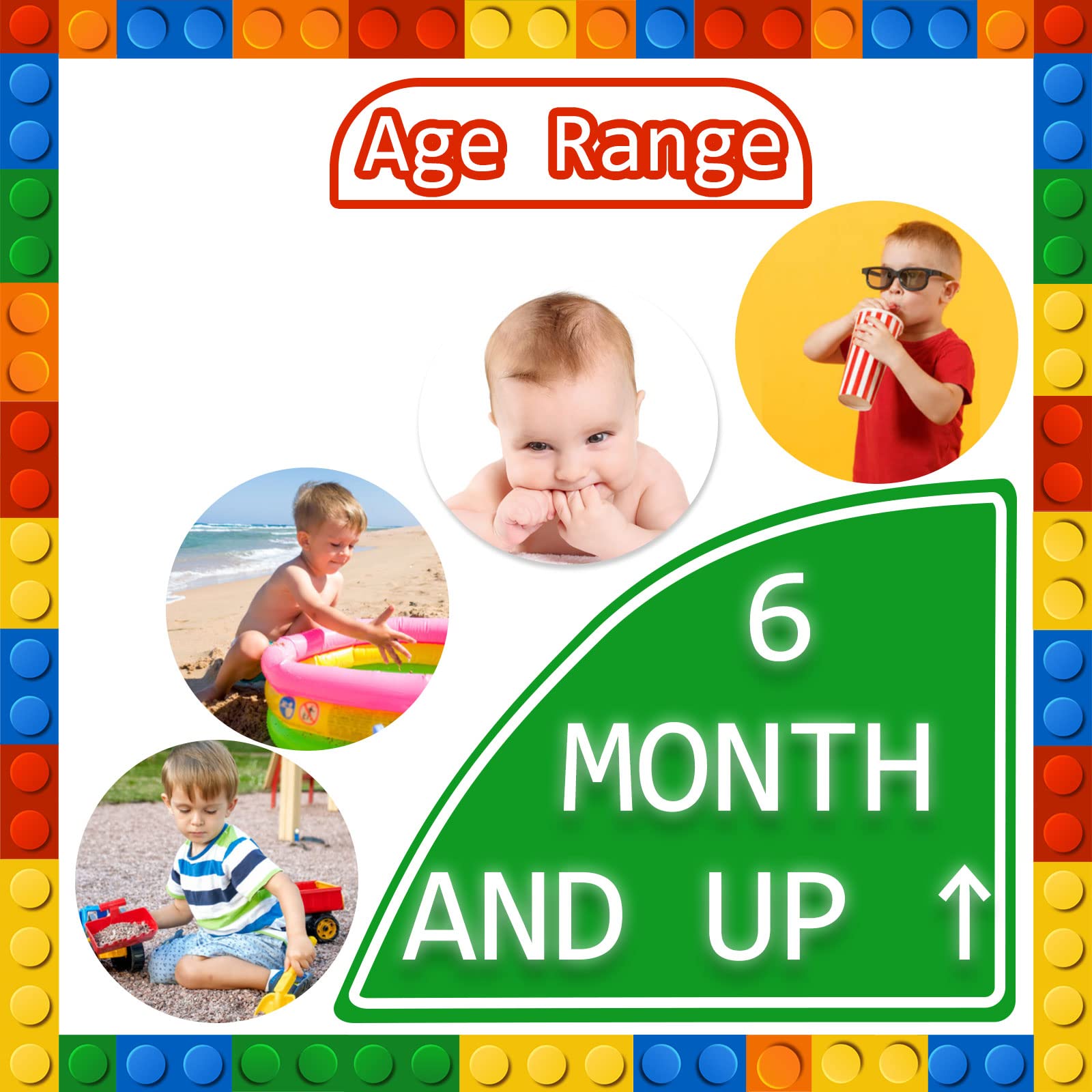 Ryfan Stacking Cups,Stacking Toys for Toddlers 1-3 Year,Baby Toys,5 Pcs Soft Silicone Building Blocks | Teethers | Early Educational Learning Stacking Tower,As a Gift, Baby Blocks are Perfect for Kid
