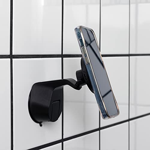 Mous MagSafe Suction Mount and Pixel 7 Pro Case Black Leather Limitless 5.0