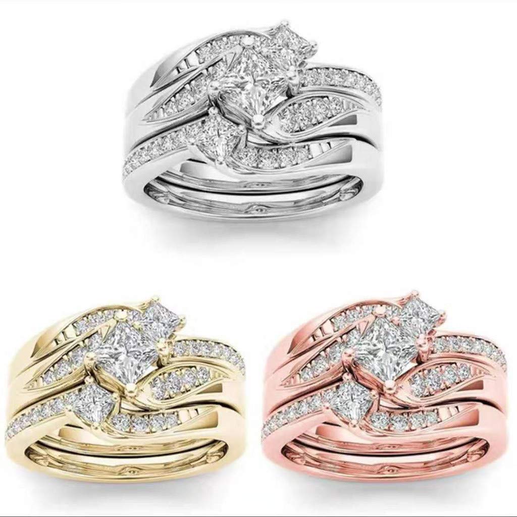 Ring Round Diamond Tw-i_st Ring Wedding Gift Accessory Rings Valenties Day Gift