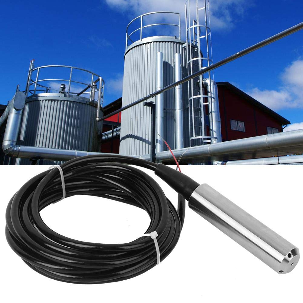 Liquid Level Sensor, TL-136 Liquid Level Transmitter Water Level Sensor Detector 12-32VDC 4-20mA Signal Output(Measuring Range 0-1m)