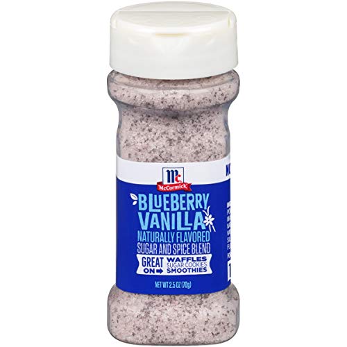 McCormick Blueberry Vanilla Naturally Flavored Sugar And Spice Blend, 2.5 oz