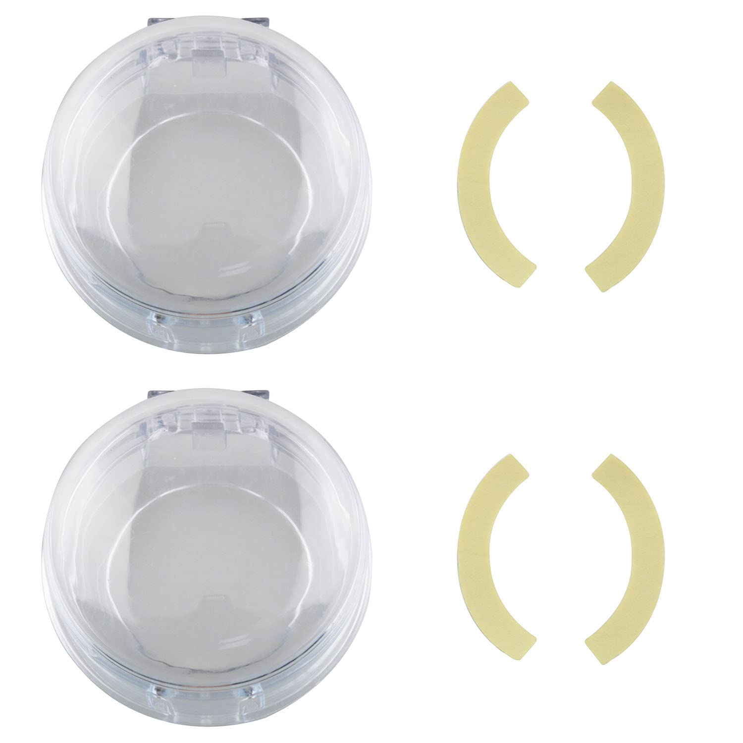 ZZHXSM 2pcs Cooker Knob Cover Button Protective Cover Gas Stove Oven Knob Cover Padlock Lid Lock Protector Kitchen Safety Children Protection