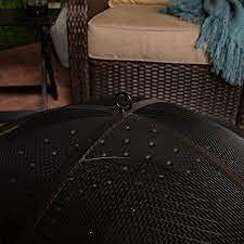 Style Selections 29.5-in W BlackHigh Temperature Powder Coated Steel Wood-Burning Fire Pit (SRFP153)