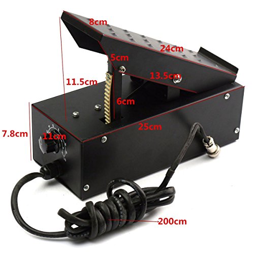 TOSENBA TIG Welder Foot Pedal 2+3 Pin for TIG Welding Machines Power Control Equipment