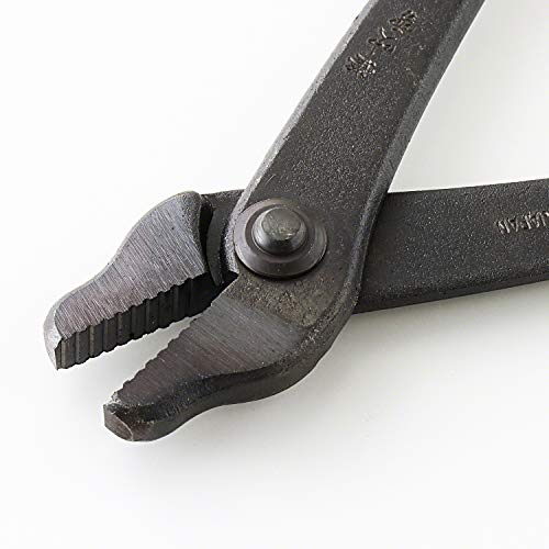Wazakura 3pcs Aluminum Bonsai Wire Tool Kit with 2 Sizes (5.0mm + 6.0mm) and Wire Cutter Made in Japan, 2 Roll Bonsai Training Wire and Pliers Starter Set - 5 mm + 6 mm + Wire Cutter, Brown