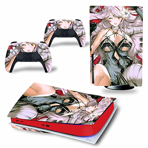 Top factory BUCEN for PS5 Skin Disc Edition & Digital Edition Console and Controller Vinyl Cover Skins Wraps Scratch Resistant, Compatible with for PS5 350046 Anti Scratch (Size : Digital Edition)