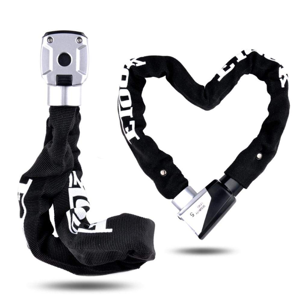 RUKDA Bicycle Lock Bike Chain Lock Security Anti-Theft Bicycle Lock Chain with Keys Lengthen Chain Lock for Motorcycle Bicycle Accessories-XL Bike Lock (Color : L)