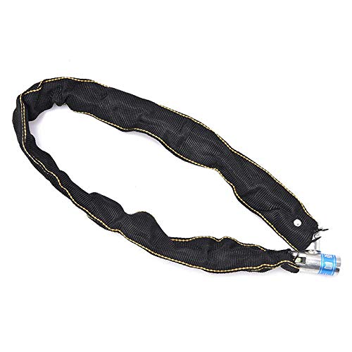 RUKDA Bicycle Lock Reinforced Metal Heavy Motorbike Motorcycle Bicycle Chain Lock with Keys Bike Lock