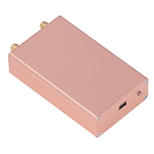 YYQTGG Radio Receiver, RTL SDR Receiver High Resolution Display Wide Usage Aluminum Alloy and PCB Mute Detection for Aviation