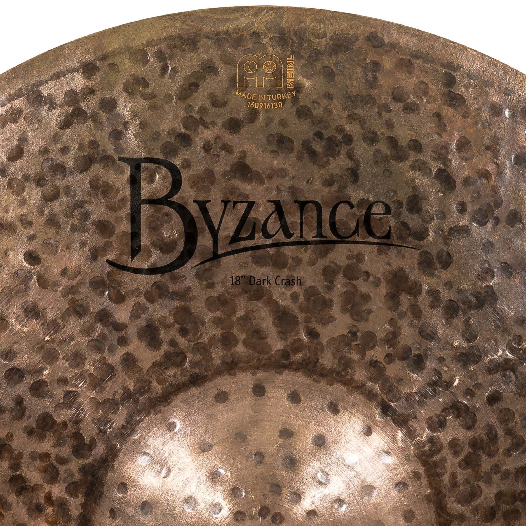 Meinl Cymbals Byzance 18" Dark Crash β Made in Turkey β Hand Hammered B20 Bronze, 2-Year Warranty, Single (B18DAC)