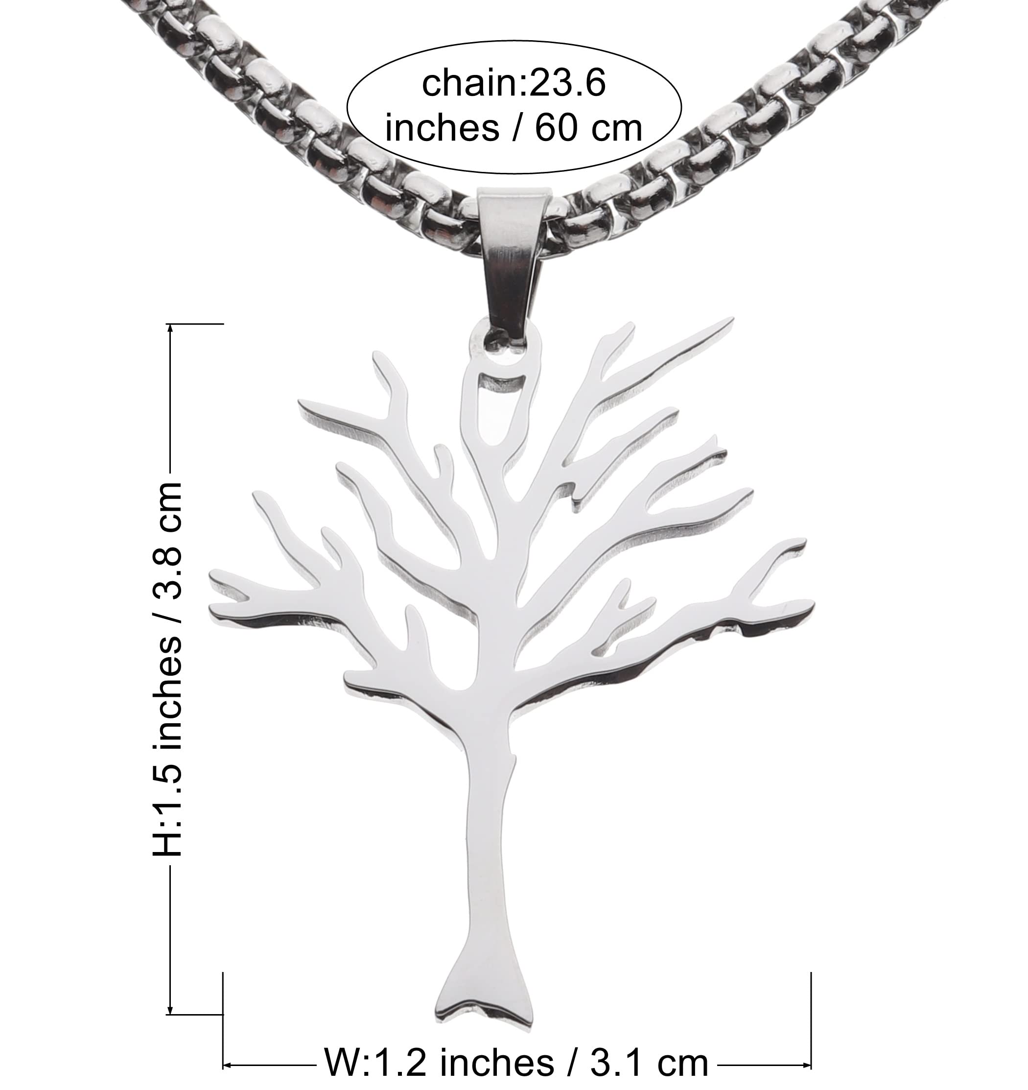 Ridetoxjx Rvg Xxx Hip Hop Rapper Pendant Chain Necklace (Tree)