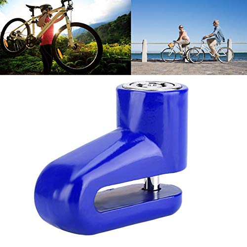 Motorcycle Disc Brake Lock, Anti-Theft Practical Brake Lock, Durable for Motorcycle General Purpose Professional Use Bike(Blue)