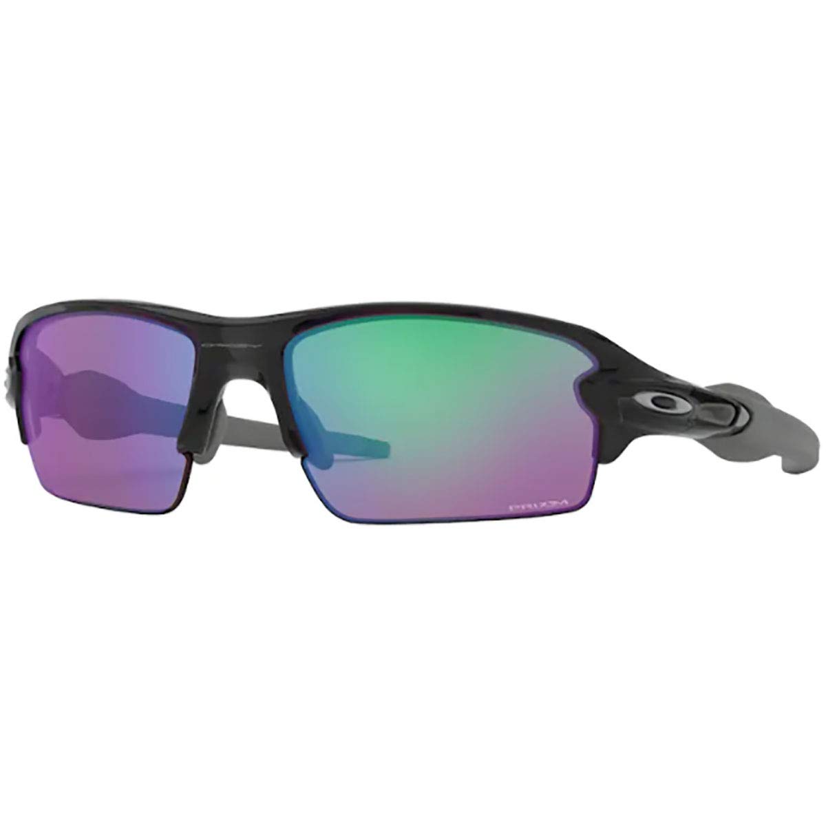 Oakley Men's OO9271 Flak 2.0 Low Bridge Fit Rectangular Sunglasses, Polished White/Clear, 61 mm