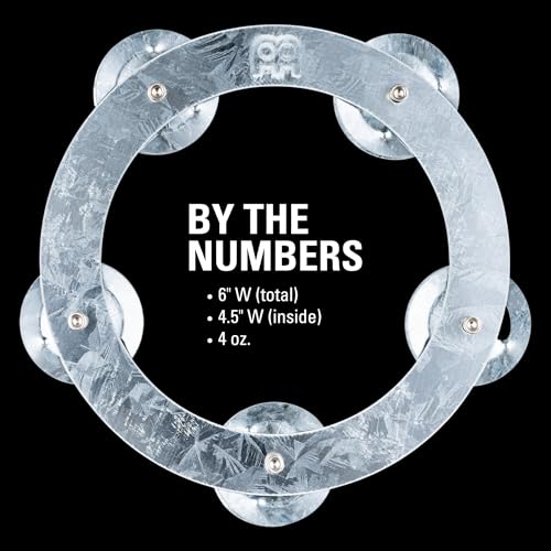 Meinl Cymbals Dry Ching Ring Tambourine Jingle Effect β NOT Made in China β for Hihats, Crashes, Rides and Stacks (DCRING)