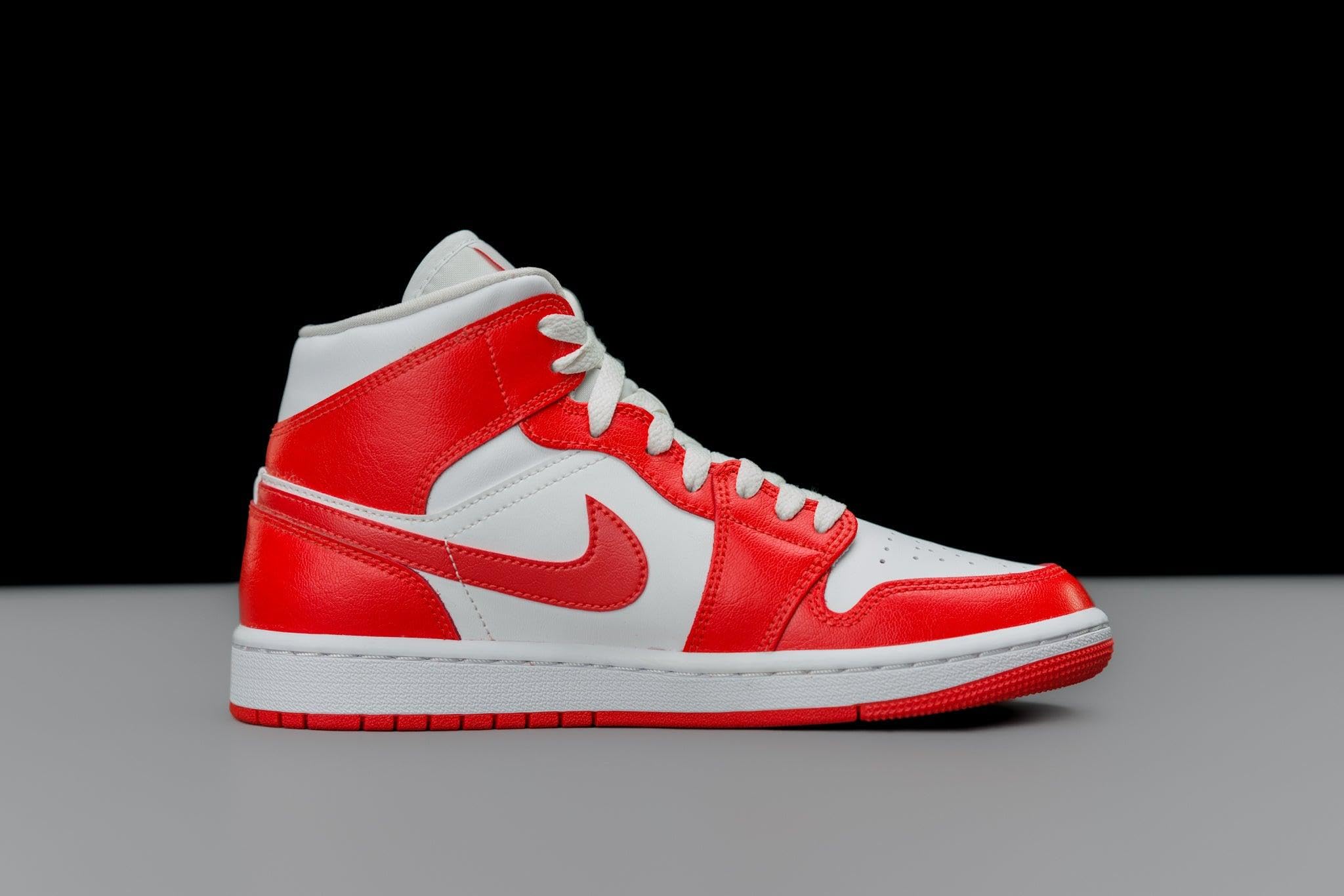 Nike Men's Air Jordan 1 Mid Se Basketball Shoes, Syracuse, 5 Women
