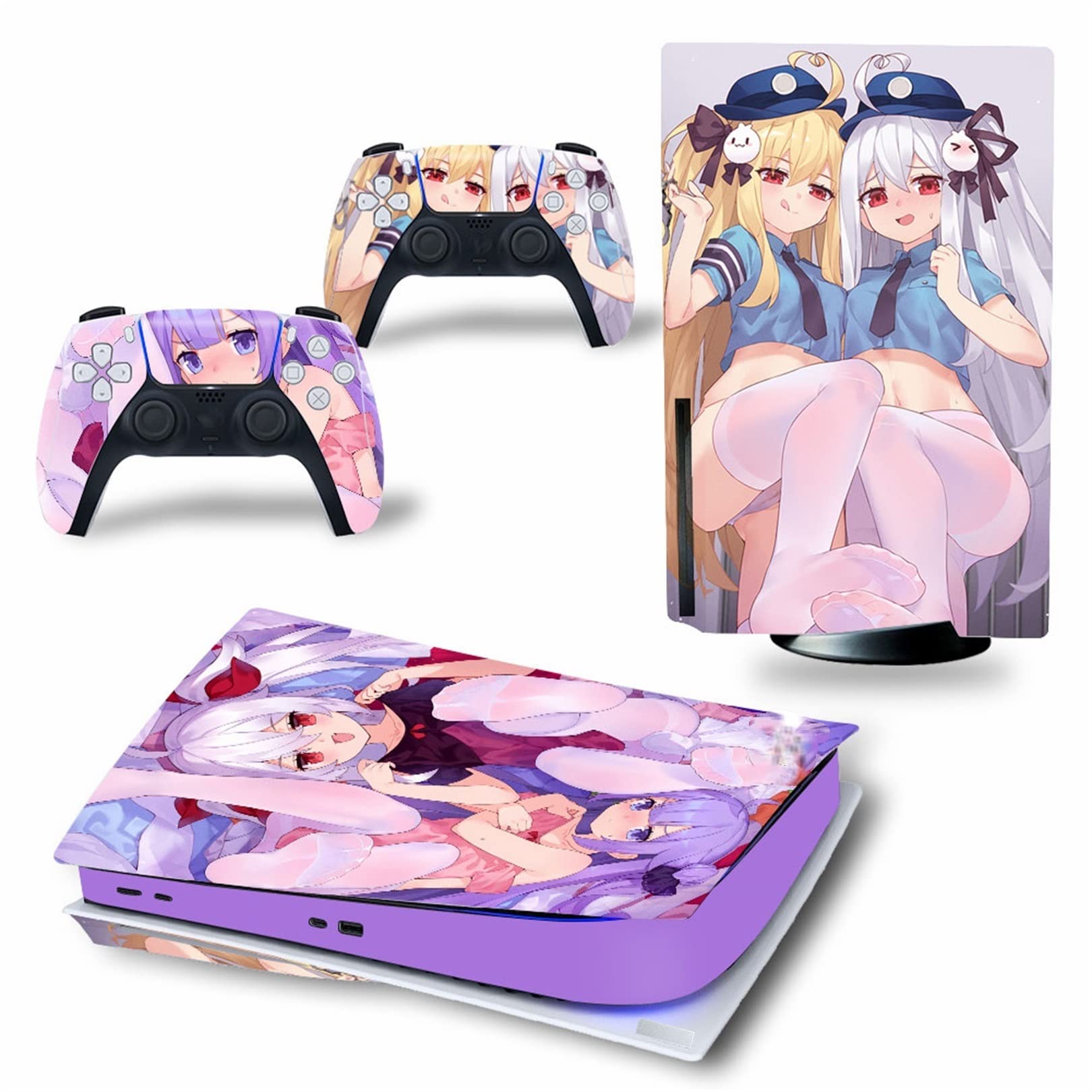 Top factory BUCEN for PS5 Skin Disc Edition & Digital Edition Console and Controller Vinyl Cover Skins Wraps Scratch Resistant, Compatible 28807 Anti Scratch (Size : Digital Edition)