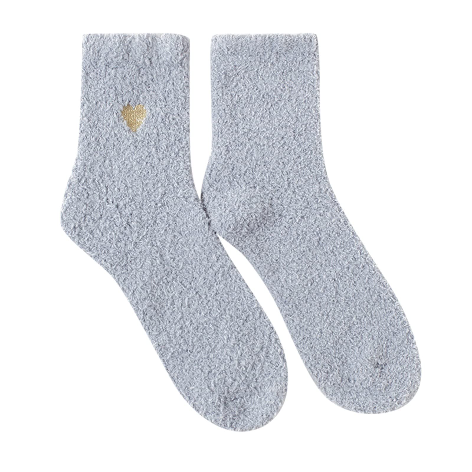 Rvidbe Socks for Women Low Cut Wool Socks Womens Wool Hiking Socks Warm Thick Thermal Winter Boot Cozy Crew Cabin Ladies Work Soft Socks for Cold Weather
