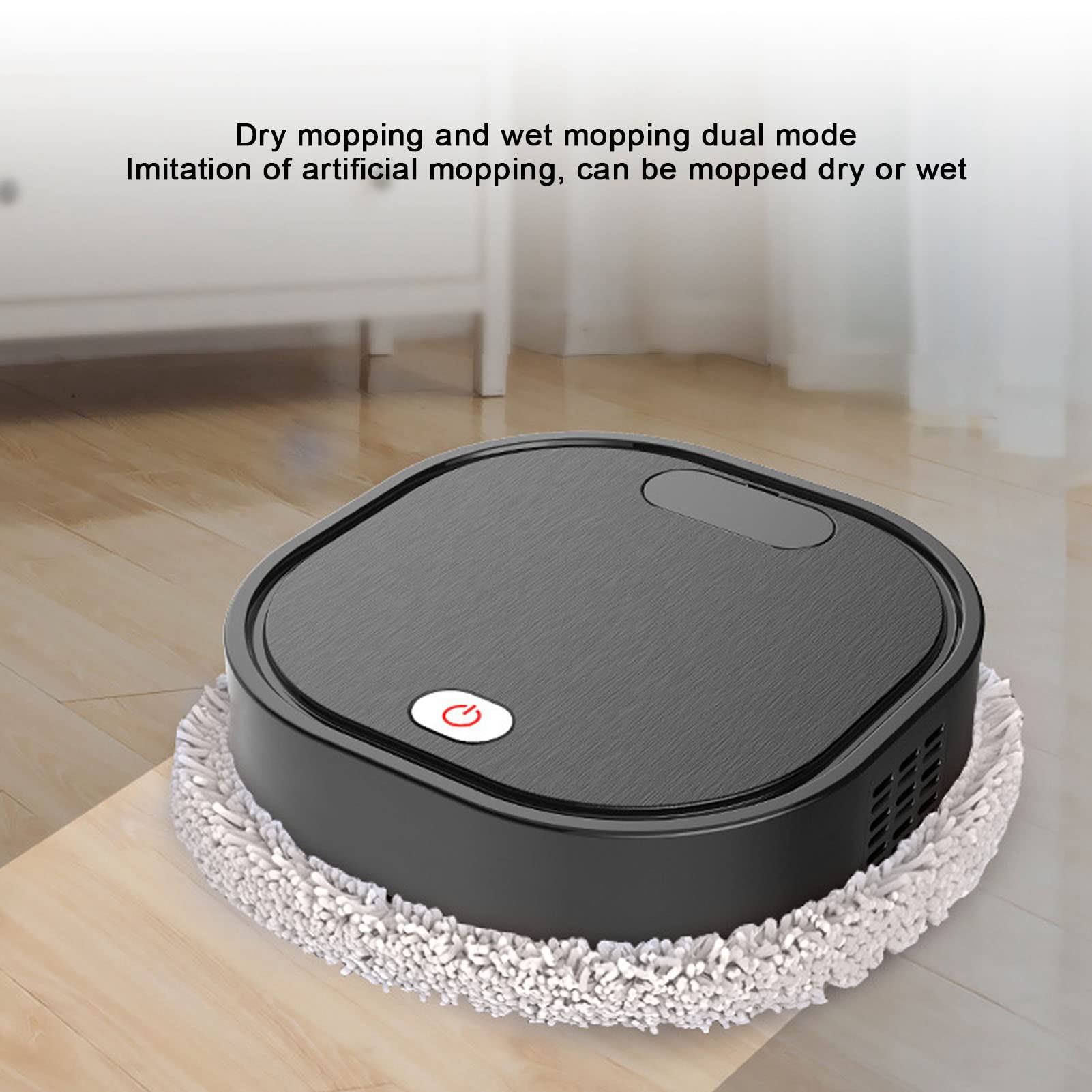 Yctze Robot Vacuum Cleaner, Smart Auto Robotic Vacuu USB Charging Wet and Dry Robot Vacuum Cleaner for Home Apartment Office