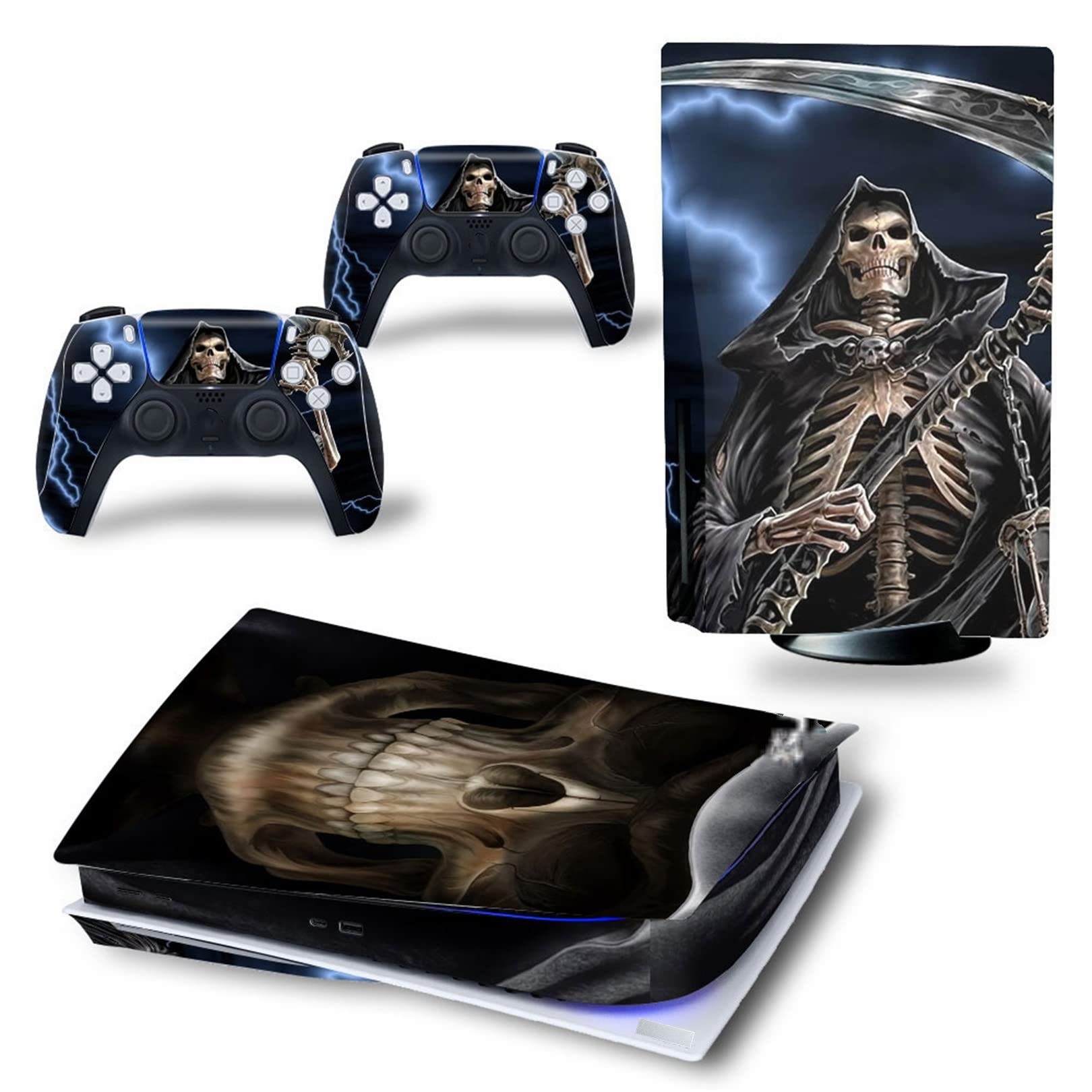 Top factory BUCEN for PS5 Skin Disc Edition & Digital Edition Console and Controller Vinyl Cover Skins Wraps Scratch Resistant, Compatible 74290 Anti Scratch (Size : Digital Edition)
