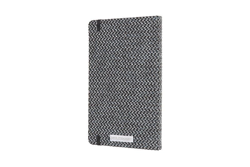 Moleskine Limited Collection Blend Textile Notebook, Hard Cover, Large (5 x 8.25") Ruled/Lined