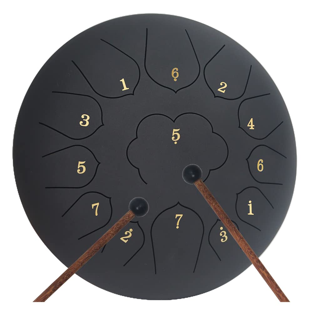 Yasisid Steel Tongue Drum 12 Inches 13 Note