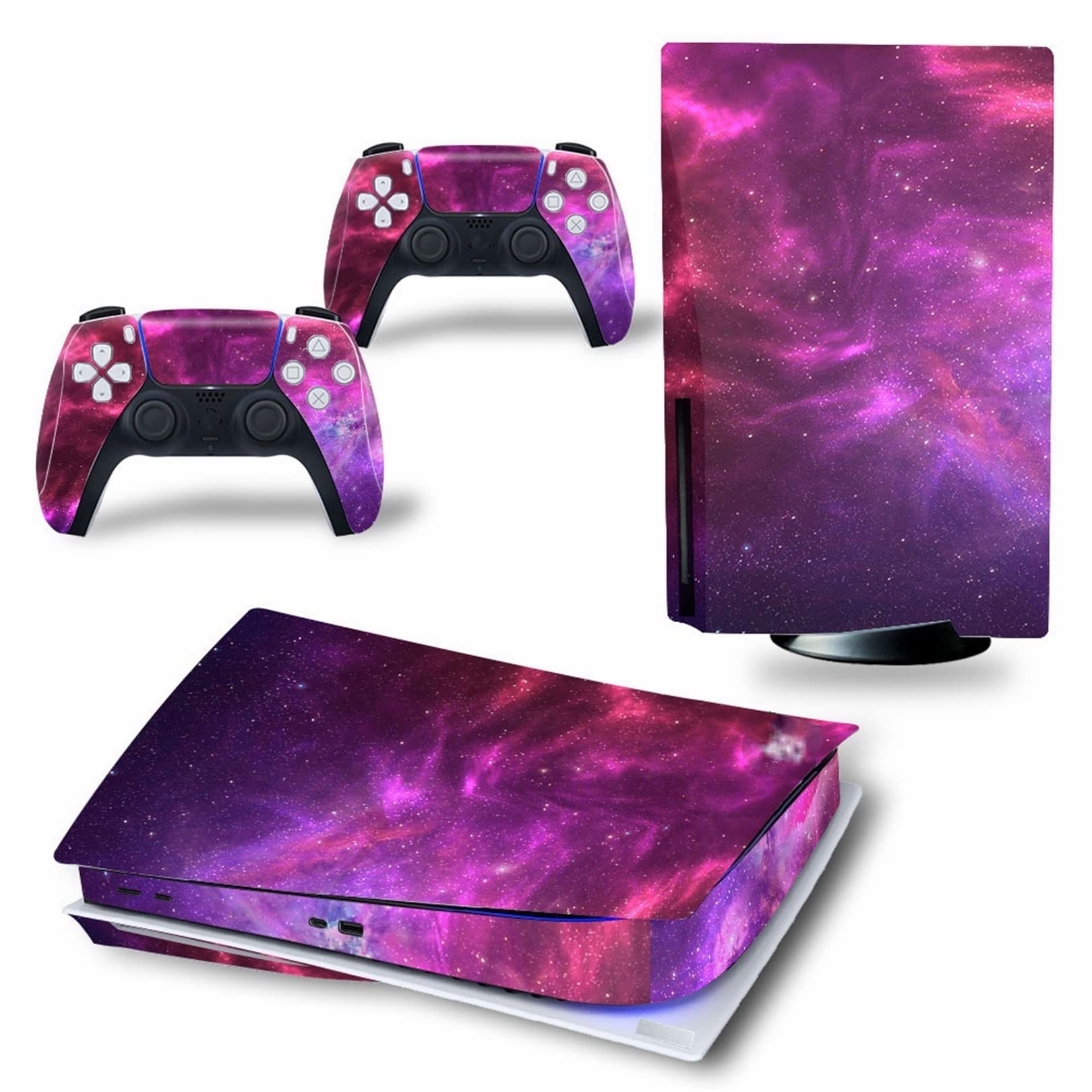Top factory BUCEN for PS5 Skin Disc Edition & Digital Edition Console and Controller Vinyl Cover Skins Wraps Scratch Resistant, Compatible 96701 Anti Scratch (Size : Digital Edition)